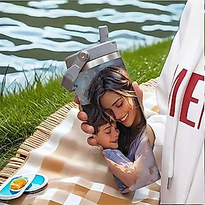 FOCIUZTA 30oz Abstract Artistic Warm Tumbler with lid, Travel Coffee Cup, Ideal for Easter, Mother Day, and birthday gifts