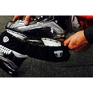 Howies Skate Guard Soakers (Black, Senior) Ice Hockey Blade Cover