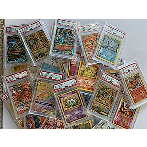 One Random PSA Graded and Authenticated Encased Pokemon Card (Perfect for Display)