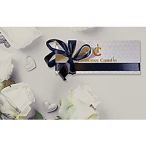 Princess 12 Pack Tall Taper Candles - 10 Inch 6 Ivory, 6 Pink Dripless, Unscented Tapered Candle - Paraffin Wax with Cotton Wicks - 7.5 Hour Burning time