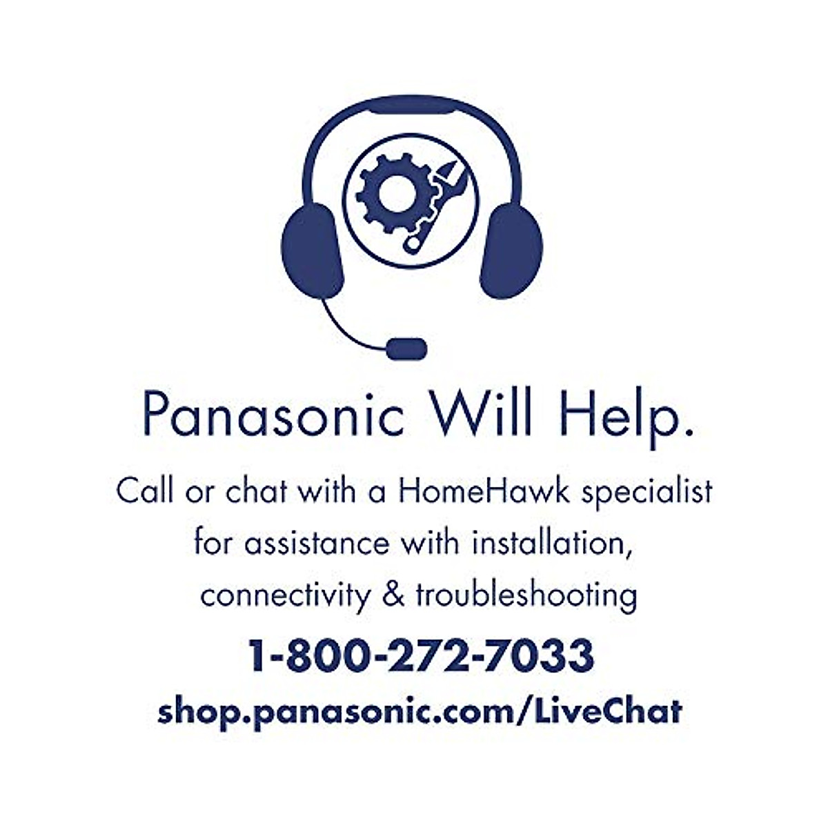 Panasonic HomeHawk FLOOR Home Monitoring HD Camera for Senior Care, Motion Detection Night Light, 2-way Talk, 24/7 Live View + Secure Recording, Alexa Compatible - KX-HNC850 (Black Satin)