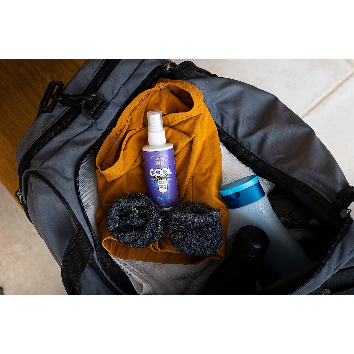 Cool Balls Intimate Fresh Spray | Instant Clean Balls | 3.38fl oz | Funny Stocking Filler, Christmas Gifts for Men | Ideal for Sports, Gym, Travel, Intimate | Gift for Men