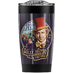 Logovision Willy Wonka Contestants Stainless Steel Tumbler 20 oz Coffee Travel Mug/Cup, Vacuum Insulated & Double Wall with Leakproof Sliding Lid | Great for Hot Drinks and Cold Beverages