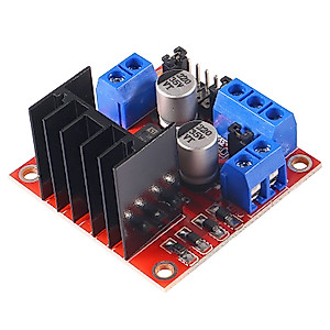 D-FLIFE 5pcs L298N Stepper Motor Driver Controller Board Dual H Bridge Module for Arduino Smart Car Power MEGA R3 Mega2560