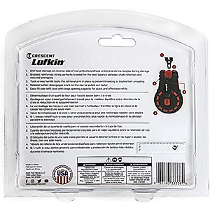 Crescent Lufkin 50' Compact Chalk Reel with Blue Chalk, CL50