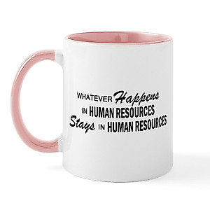 CafePress Whatever Happens Human Resources Mug Ceramic Coffee Mug, Tea Cup 11 oz