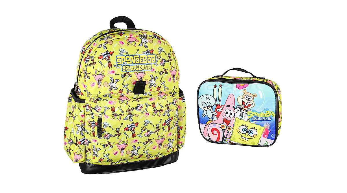 SpongeBob SquarePants Lunch Box & Backpack Set for Kids | Nickelodeon