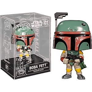 Funko Exclusive Pop! Star Wars Die-Cast Boba Fett- Regular Version Limited Edition (Presentation May Vary)