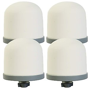 HUI NING Replacement Ceramic Dome Water Filter for Countertop,Household Water Bucket, Water Cooler Filtration Systems Water Pitcher (4 PCS)
