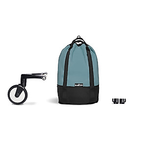 Stokke BABYZEN YOYO Bag, Aqua - Provides Additional, Sturdy Storage on The YOYO2 Stroller - Includes Wheel Base & Hooks