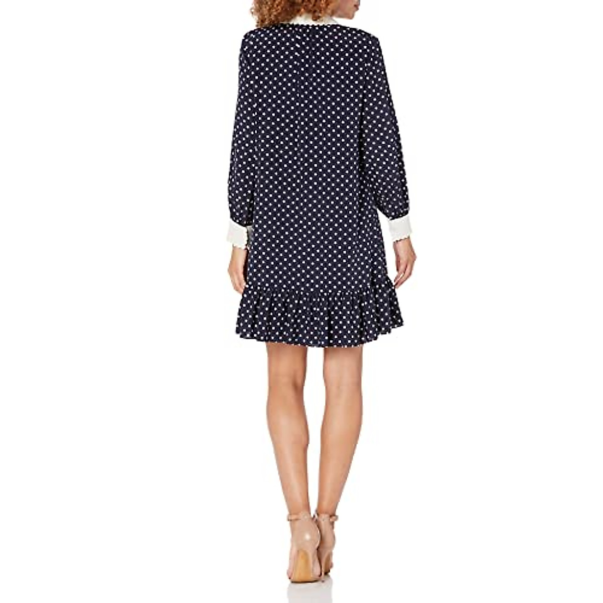 Tory Burch Rent the Runway Pre-Loved Cora Polka Dot Shirt Dress, Multicolored, 00