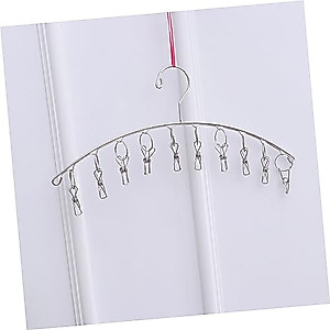 Cabilock 2 Pack Drip Hanger Clothes Clips Laundry Drying Rack Clothes Hanger Laundry Hanger Socks Rack Coat Hanger Clothespin arc