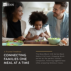 John Boos Walnut Blo WAL-CCB1812-175 Classic Collection Wood End Grain Chopping Block, 18" x 12" x 1.75"