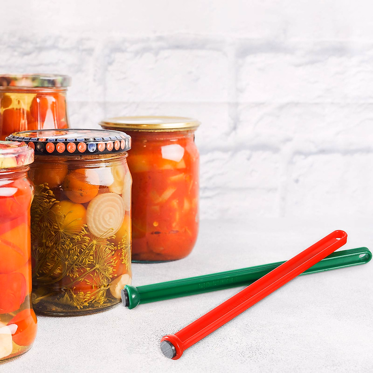 Patelai Canning Magnetic Lid Lifter Canning Lid Magnet Tool Magnetic Lid Wand Canning Supplies Canning Tools for Pots Home Canning of Preserving Fruits and Prevent Scald