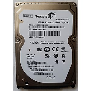 Seagate Momentus 7200.4 ST9250410AS 250 GB 2.5' Internal Hard Drive. 250GB MOMENTUS 7200.4 SATA 7200 RPM 16MB 2.5IN SATAHD. SATA/300 - 7200 rpm - 16 MB Buffer - Hot Swappable