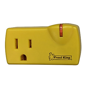 Frost King 099000 Self-Regulating Thermostat for Heat Cable Kits , Black