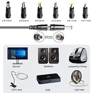 CASIMY 48V AC Adapter Charger Universal Compatible with Hoioto ADS-110DL-52-1 480072G 480096G ADS-110DL-52-1480072G ADS-110DL-52-1480096G Dahua NVR Shenzhen Honor Replacement DC Power Supply 60W
