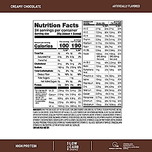 SlimFast Advanced Nutrition High Protein Meal Replacement Smoothie Mix, Creamy Chocolate, Weight Loss Powder, 20g of Protein, 12 Servings (Pack of 2) (Packaging May Vary)