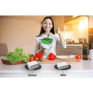 Timumstyle Tofu Press, Super Tofu Presser with Cheesecloth Box, BPA Free Tofu Press Maker Easily Removes Water from soft, Firm, Extra Firm Tofu and Cheese for Delicious Taste…, Green