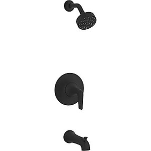 Kohler K-TS22026-4-BL Tempered Shower Trim Set, Matte Black