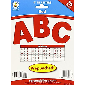 Carson Dellosa Red Lettering (130047)