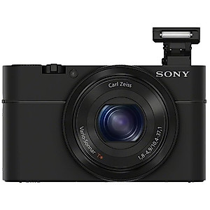 Sony Cyber-shot DSC-RX100 Digital Camera (Black) DSCRX100/B (Renewed)