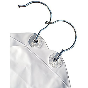 Coralpearl Inflatable Hanger Travel X 4, White Round Shoulder, Portable Folding Clothes Drying Rack in Metal Hook,Space Saving Coat Storage Set Non Slip Foldable for Home Car Camping Indoor Outdoor