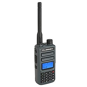 Rugged Walkie Talkie for Adults Hiking Camping Off Road with 22 GMRS Channels – Features Long Range NOAA Weather Channels and Rechargeable Battery