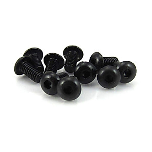 TRB RC M2.5-0.45 x 5mm Button Head Cap Screw 10pcs 12.9 Hard Alloy Steel