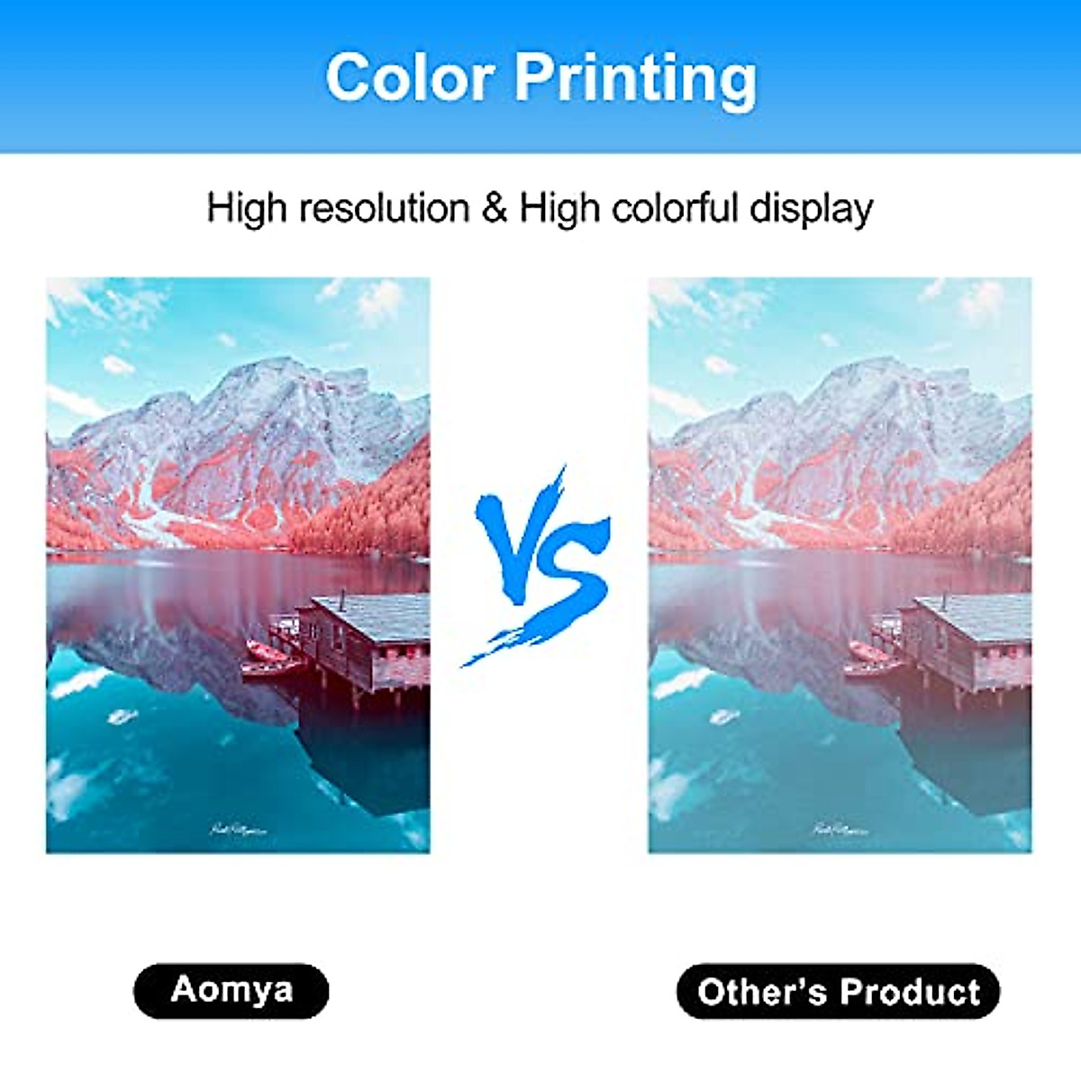 Aomya Compatible Canon PFI-120 Ink Cartridge Replacement for Canon imagePROGRAF iPF TM-Series TM-200 TM-300 TM-305 TM-205 (2 Matte Black, 1 Black, 1 Cyan, 1 Magenta, 1 Yellow, 6-Pack)