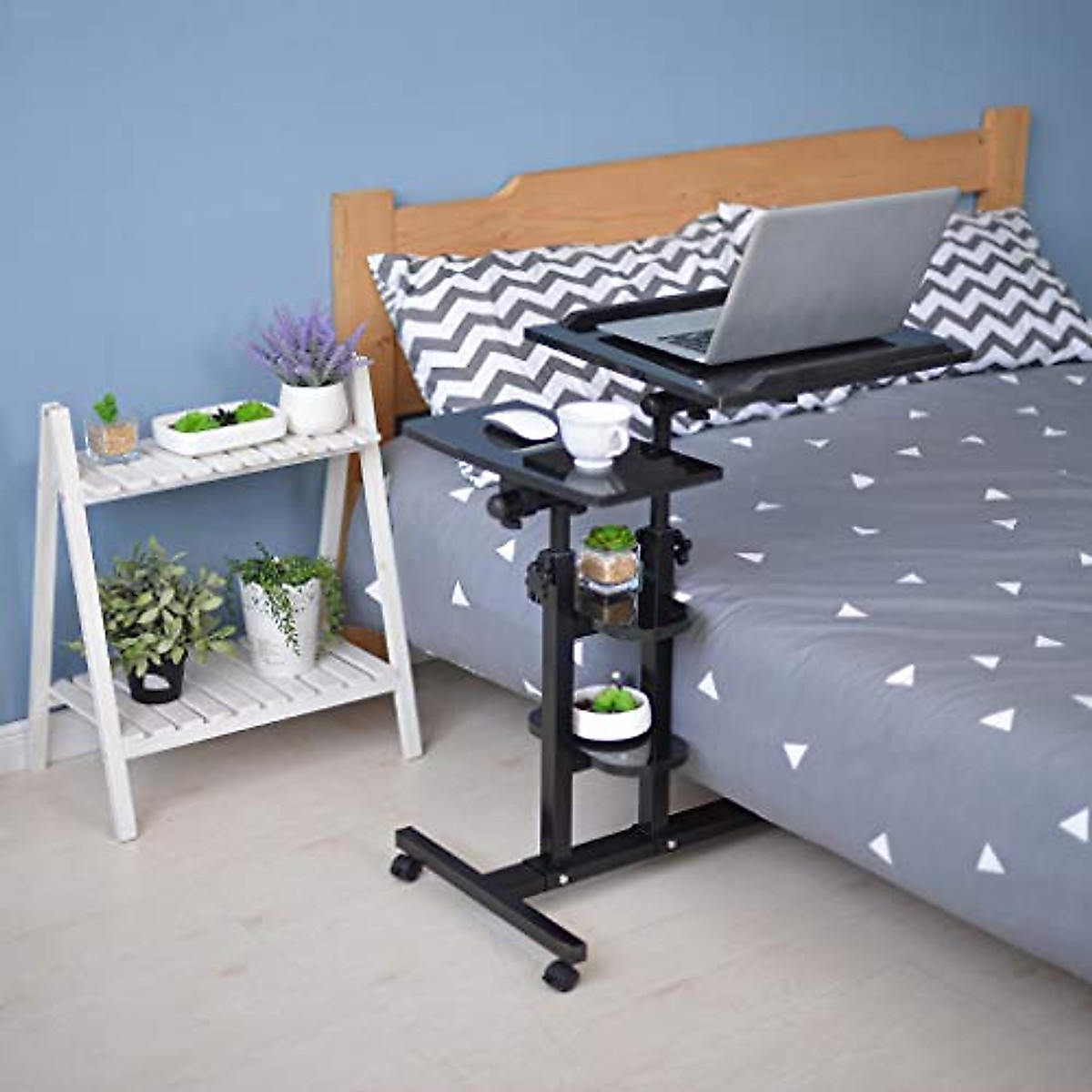 Zewuai Home Office Desk Can Be Raised and Lowered Folding Computer Desk 64cm40cm -U.S. Shipping