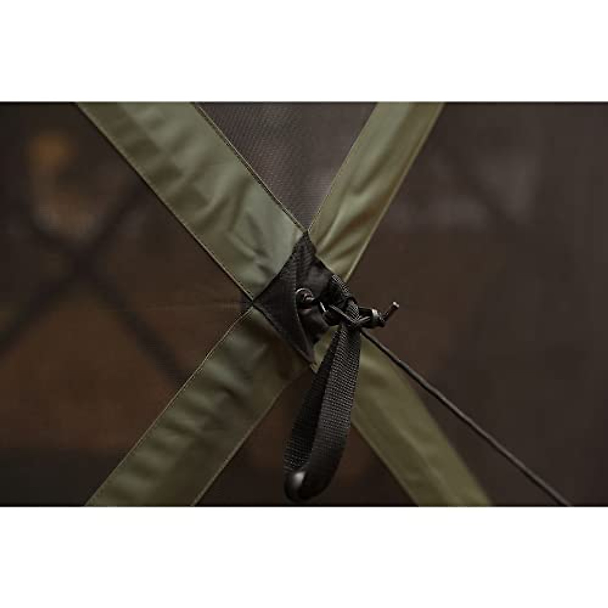 Gazelle GG500GR 4 Person 5 Sided Outdoor Portable Pop Up Water and UV Resistant Gazebo Screened Tent with Carry Bag and Stakes, Alpine Green