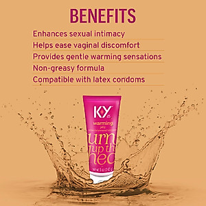 K-Y Warming Jelly Personal Lubricant Tube, 5 Ounce