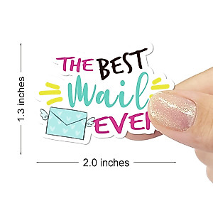 The Best Mail Ever Stickers,Thank You Stickers,Handmade Stickers,Small Shop Stickers,Envelopes Stickers for Small Business, Online Retailers,Handmade Goods,500 Labels Per Roll