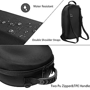 Esimen Fashion Hard Case for Oculus Rift S PC-Powered VR Gaming Headset and Controllers Accessories Travel Bag (Black)