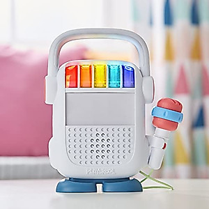 Playskool Rock n’ Roll Bot, Kids Bluetooth Speaker and Voice Changing Karaoke Microphone Toy, Ages 3 and Up (Amazon Exclusive)