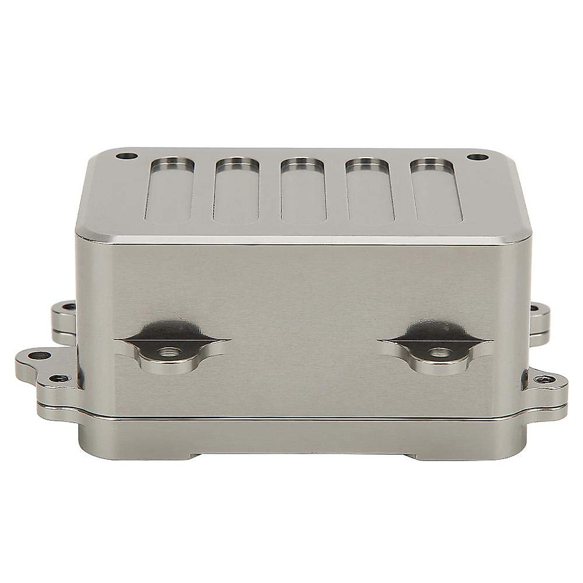 Receiver Box, 1:10 Scale Remoted Control Metal Receiver Box ESC Receiving Box RC Vehicle Accessories for SCX10 1/10 RC Crawler Kids Toy Car Rc Receiver Box Rc Receiver Box Rc Receiver Box