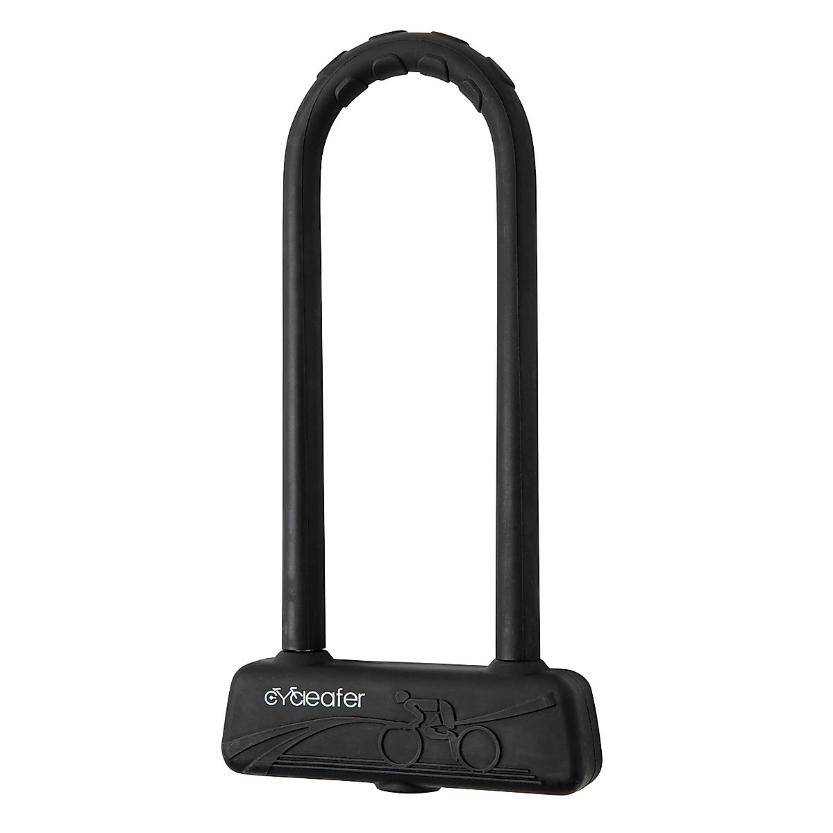 Cycleafer Bike U Lock with Cable - Bike Lock Heavy Duty Bicycle U-Lock, Size 135X285Mm for Bike Folding Bike, Road & Mountain Bike.