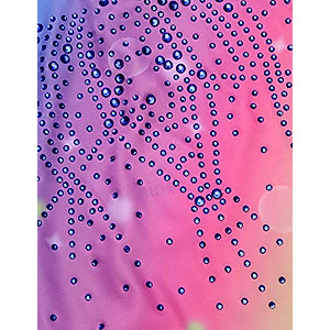 Zaclotre Kid Girls Gymnastic Leotard Long Sleeve Color Gradient Sparkly Ballet Dance One Piece Outfit 140(6-7Y)