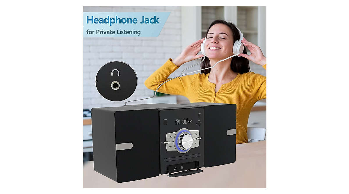 Compact 30W Hi-Fi Micro CD Stereo System with Bluetooth