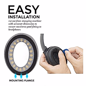 Lambskin QC45 QC35ii QC35 QC25 QC15 Earpads Cushions Replacement Ear Pads for Bose QC 45 35 II QC2 AE2 AE2i AE2w SoundLink SoundTrue 35ii 25 15 2 AE QuietComfort Sheepskin Leather Gray Grey (Silver)