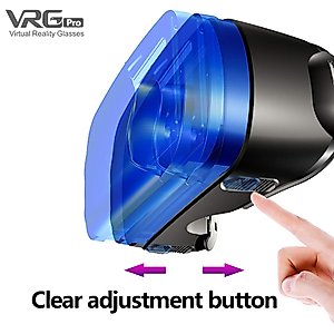 YOMENG VR glasses Virtual reality full-screen visual wide-angle VR glasses, VRG Pro 3D for smartphone devices from 5 to 7 inches