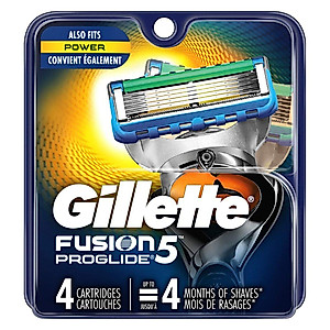 Gillette Mens Proglide Cartridge 4 Count (2 Pack)