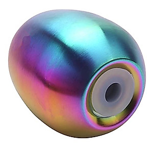 QULIT Stainless Steel Cruet Bottles Salt Shaker Cans Pepper Shakers Condiment Box Seasoning BBQ Rainbow No.0