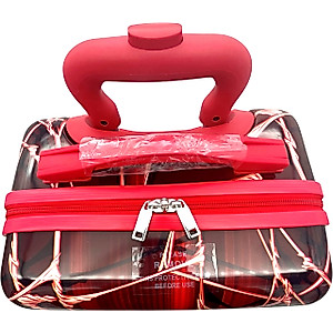 Fast Forward Kids Licensed Hard-Side 20” Spinner Luggage Lightweight Carry-On Suitcase (Spiderman - 2)