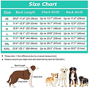 Etdane Dog Onesie for After Surgery Pet Surgical Recovery Suit Anti Shedding Bodysuit Long Sleeve Claming Pajamas with Legs for Female Male Dog (Medium, Gray)