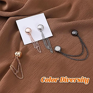 Generic Multi-Function Magnetic Clothing Clips, Multi-Purpose Magnetic Pins, Clothing Cinch Clips, Magnetic Shirt Accessories for Women Clothes Hijab, Cardigan, Cuff Hem Pins Decorate (F1)