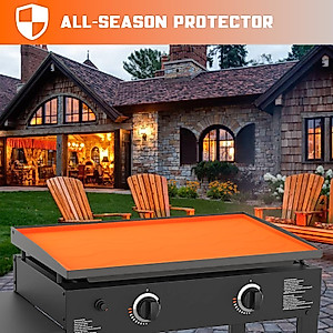 Silicone Griddle Mat for Blackstone 28 inch Heavy Duty Grill Cover Food-Grade Silicone Protective Cover All Season Cooking Blackstone Protector Protect from Dirt and Rust