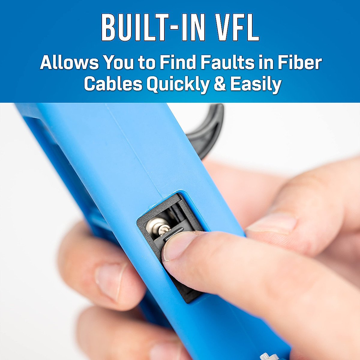 Jonard Tools OFI-100 Advanced Optical Fiber Identifier with Built-in Power Meter and VFL