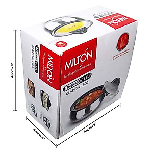 Milton Thermo Stainless Steel Insulated Casserole Keep Hot / Cold Serving Dish - 1.5 Liter by Milton